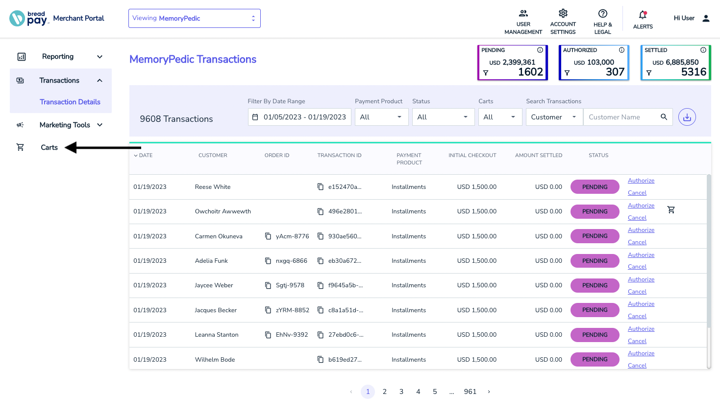 How to Create Custom Carts