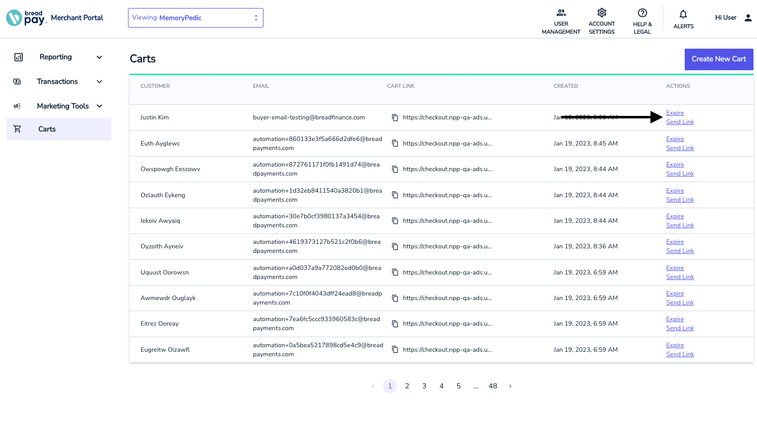 How to Create Custom Carts